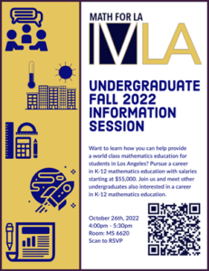 Math for LA Info Session - UCLA Mathematics